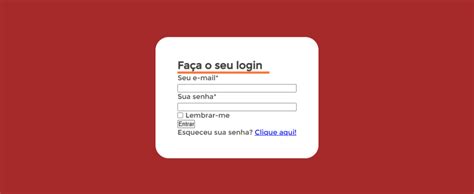 Formulário De Login Em Html E Css Criando Seu Projeto