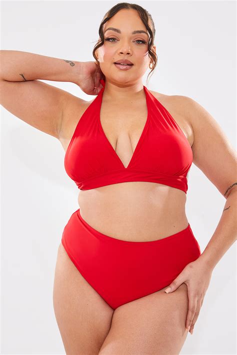 Sculpting Halter Neck Bikini Top Inthestyle