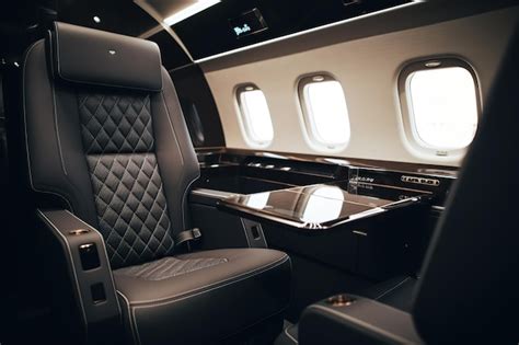 Premium Ai Image First Class Business Seat On The Plane Comfortable
