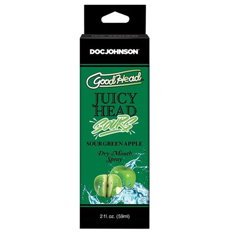 Goodhead Juicy Head Sours Sour Green Apple 2oz La Sex Shop De México Fluid Juguetes Sexuales