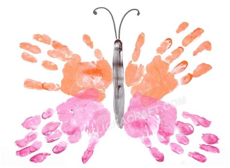 Handprint Butterfly Art At Ike Fordyce Blog