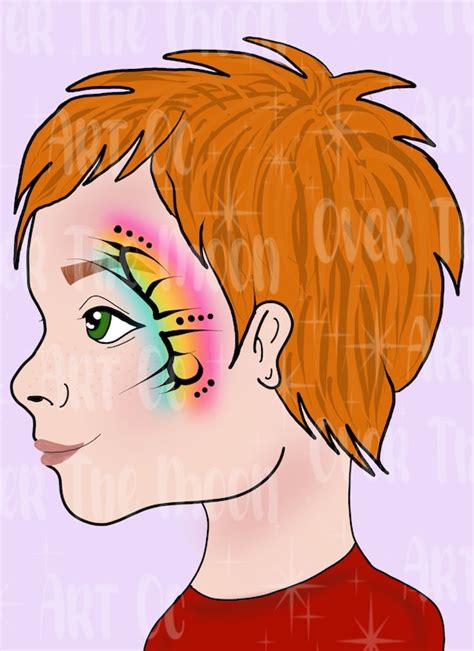 Boy Blank Face Template Drawing