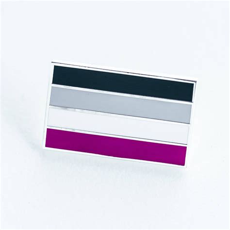 Asexual Pride Flag Enamel Pin Ace Gray Ace Demisexual Pride Dream