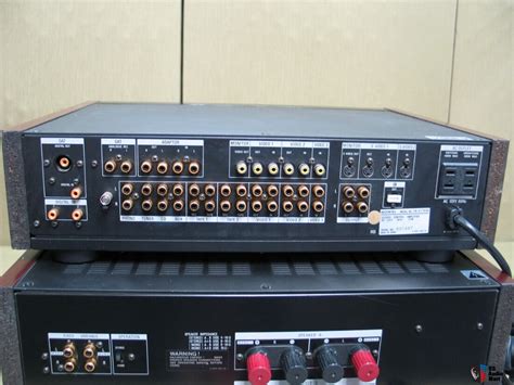 Sony Ta N77es Power Amplifier With Matching Sony Ta E77esd Pre