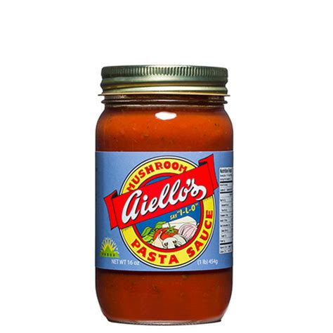 Spaghetti Sauce With Mushrooms Aiello Italco Food Products