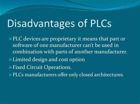 Programmable Logic Controller Presentation Pptx Programming