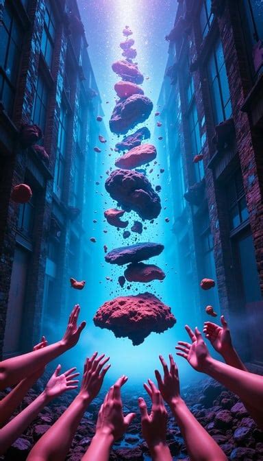 Free Transcendent Floating Fragments Image Download At Stockcake