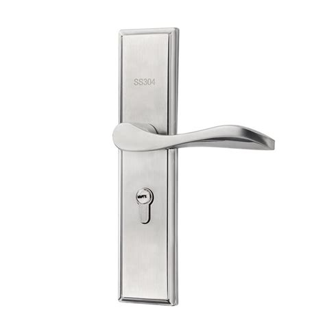 Preferred Lock Stainless Steel Door Modern Solid Wood Interior Knob Set