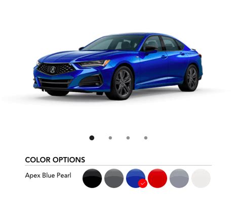 Acura Tlx Colors 2018 Acura Tlx Color Specs Pricing Autoweb