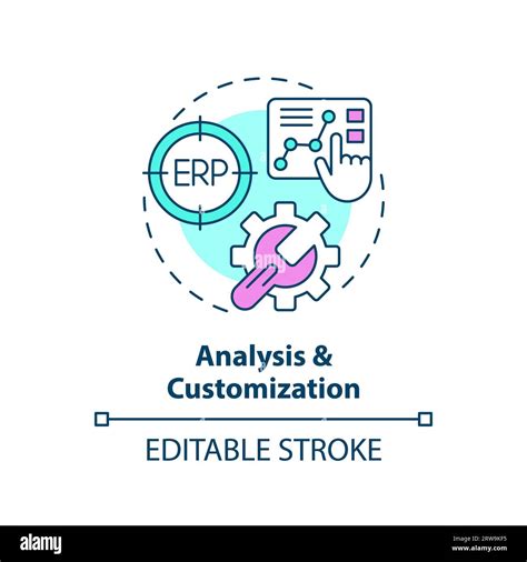 2d Analysis And Customization Line Icon Concept Stock Vector Image And Art Alamy