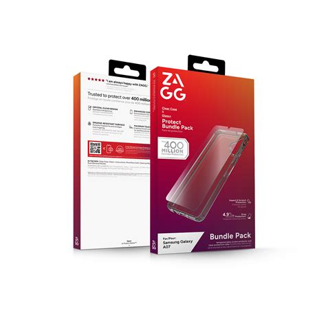 Zagg Screen Protector Case Bundle Pack Samsung A07 Buy Yours Now