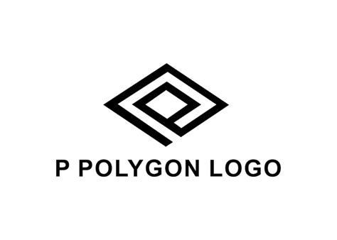 Premium Vector P Polygon Logo Design Vector Illustration