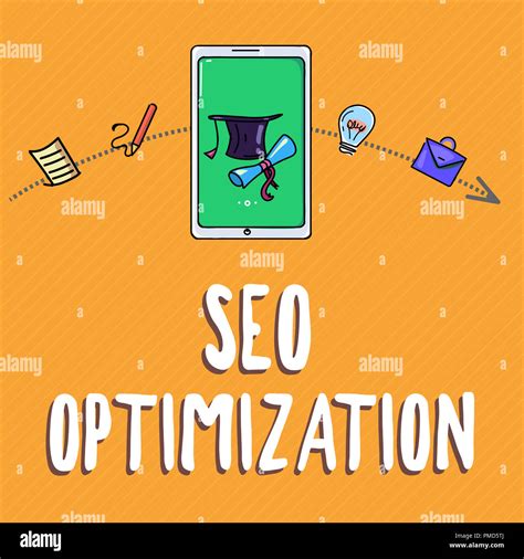 Handwriting Text Writing Seo Optimization Concept Meaning Process Of