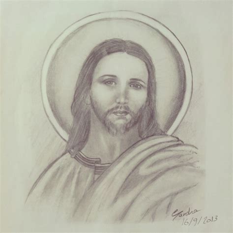 Learning Jesus Pencil Drawing Step By Step The Passion Pencil Drawing