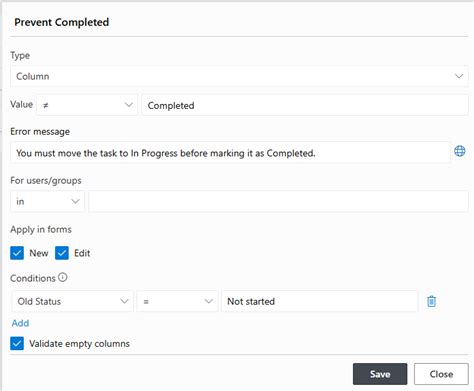 Sequential Status Enforcement In Sharepoint