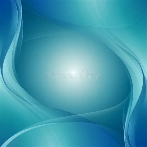 Dynamic Blue Wave Background With Smooth Flowing Lines Futuristic Energy Digital Motion