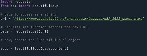 Web Scraping Sports Data A Beautifulsoup Tutorial With Selenium The Data Jocks