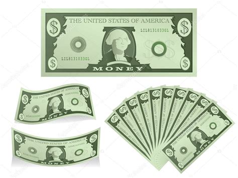 Dollar Bill Icon Set Stock Vector Image By ©gleighly 25588717