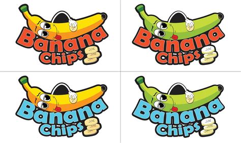 Banana Chips Logo Cartoon Banana Logo 50548257 Vector Art At Vecteezy