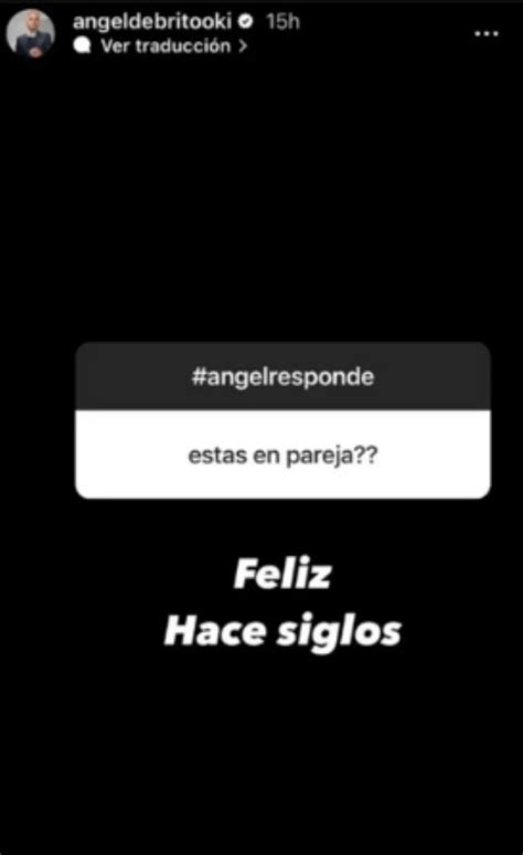 Ángel De Brito Reveló Cómo Es Su Vida Amorosa Feliz Caras