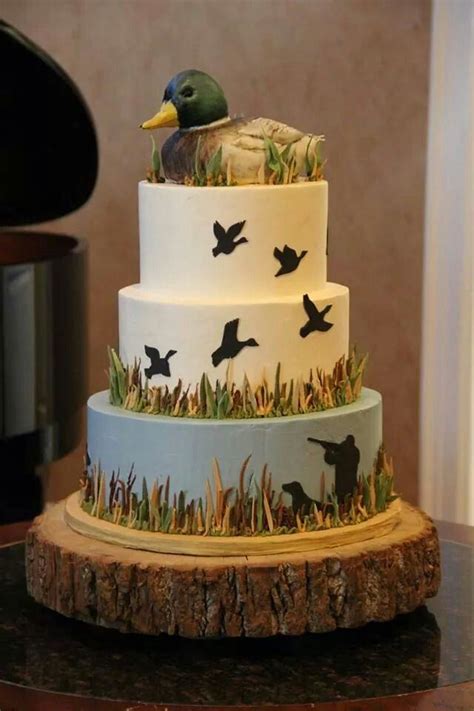 Duck Hunting Grooms Cake