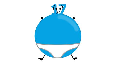 Number 17 Balloon Inflation Diaper Version By Objectshow2022 On