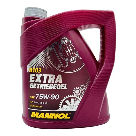 ACEITE CAJA / DIFERENCIAL MANNOL 75W90 SINTETICO X 4LTS – Repuestos Toyota