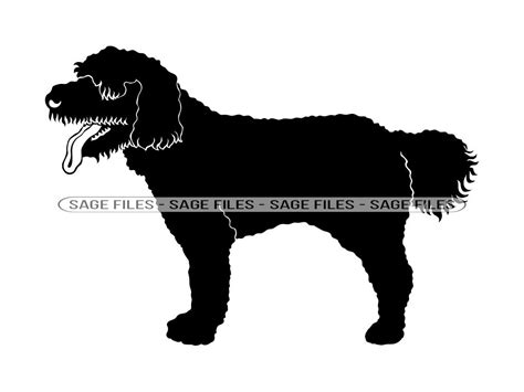 Cockapoo 2 Svg Dog Svg Cockapoo Clipart Cockapoo Files For Etsy Australia