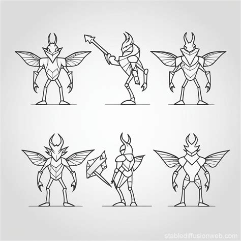 2d Gaming Side View Sprite Sheet Stable Diffusion Online