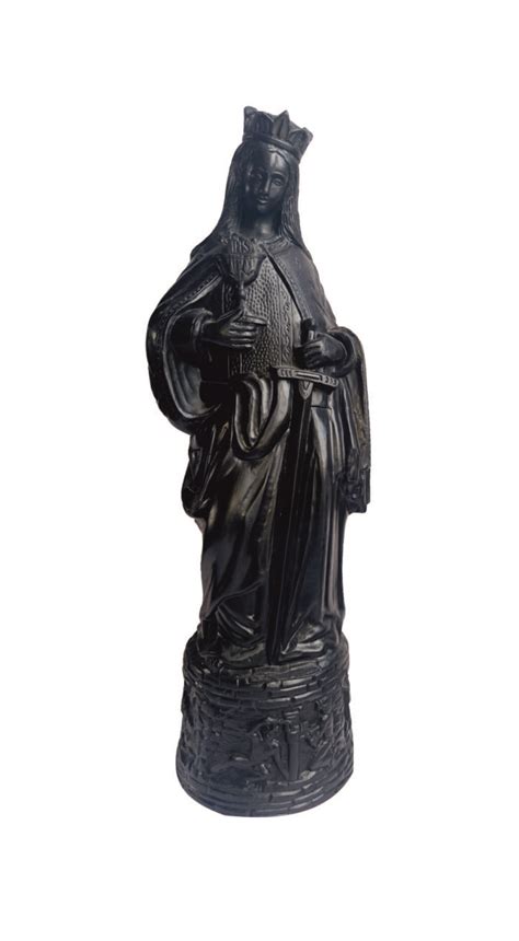 św Barbara Pamiątki Górnicze Rzeźby Z Węgla Szpady I Kordziki Kilofki Kufle Lampy