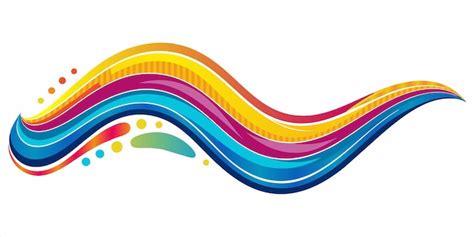 Premium Vector Vector Abstract Wave Circle Lines Background Composition Vector Illustration