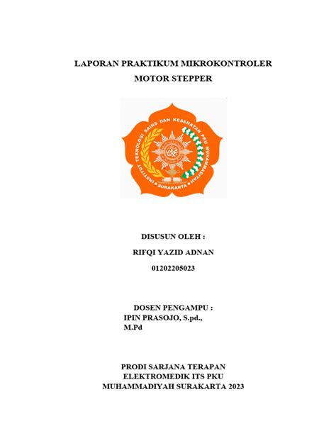 Laporan Praktikum Modul Stepper Rifqi Yazid Adnan Pdf