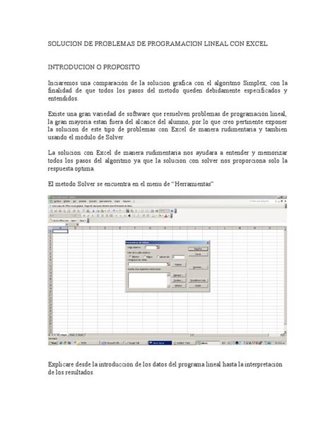 Metodo Simplex Redaccion Pdf Programación Lineal Álgebra