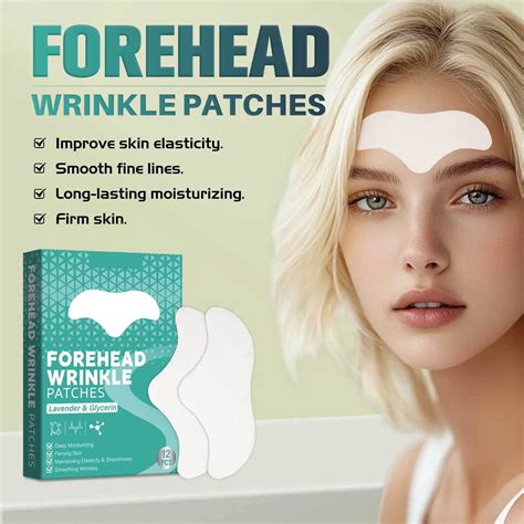 Collagen Forehead Wrinkle Patches12pcs With Lavender Oil Collagen Anti Wrinkle Patches