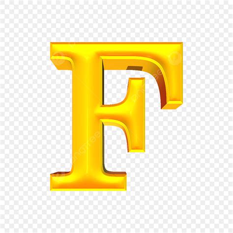 Yellow Letter F