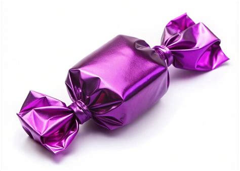 A Candy Bar With A Purple Ribbon Tied Around It Premium Ai Generated