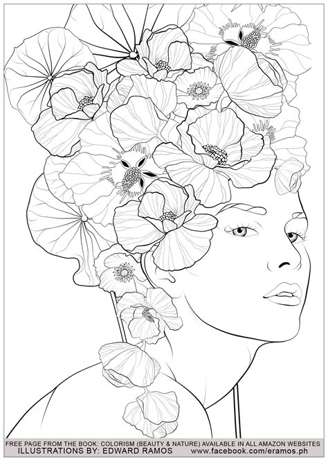 Disegni Da Colorare Fata Per Adulti Line Art Design Di Fata Ragazza