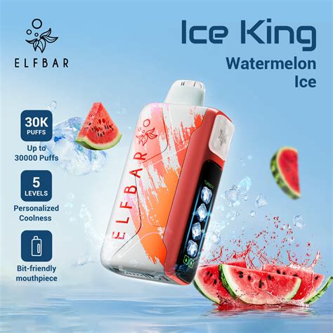 Elfbar Ice King Disposable Vape Watermelon Ice