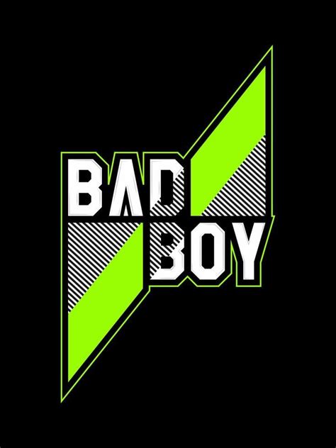 Download Bad Boy Typography T Shirt Design Quote For Mens Casual Wear