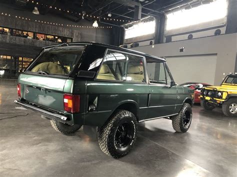 1974 Range Rover 2 Door V8 — Legacy Overland Green Range Rover Off