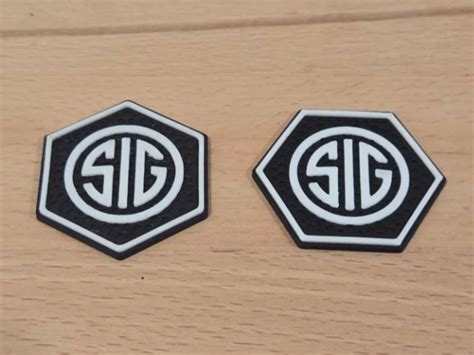 Sig Hex Patches Free 3d Print Model Makerworld