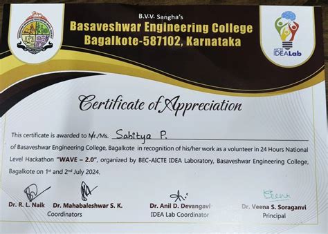 Sahitya Papanal On Linkedin Hello Connections I Am Elated To Share