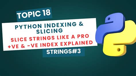 Indexing And Slicing In Python Positive And Negative Index Python