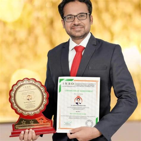 Received Best Researcher Award In Pondicherry India Dr Harsh Joshi 12 Comments