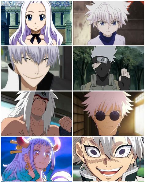 Best Male Anime Characters With White Hair Wovu