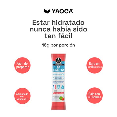 Compra Electrolitos En Polvo Yaoca