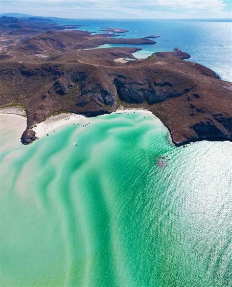 Vive La Paz Mx Una Pequeña Vista Aérea De Playa Balandra