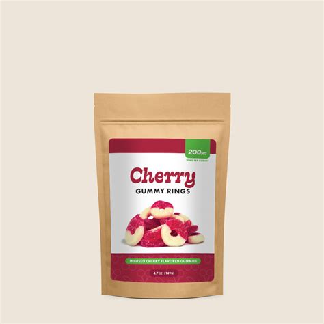 Cherry Gummy Rings 200mg