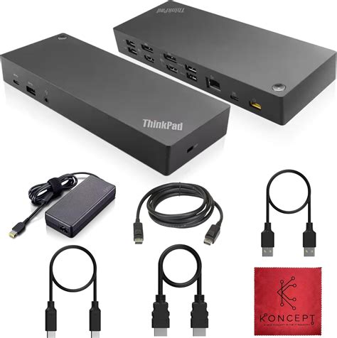 40af0135us Lenovo Docking Station Dual Monitor Hybrid Usb C
