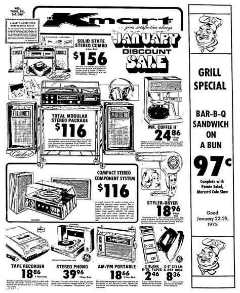 Kmart January 1975 1970s Restaurant Matchbook Vintage Kmart Kmart